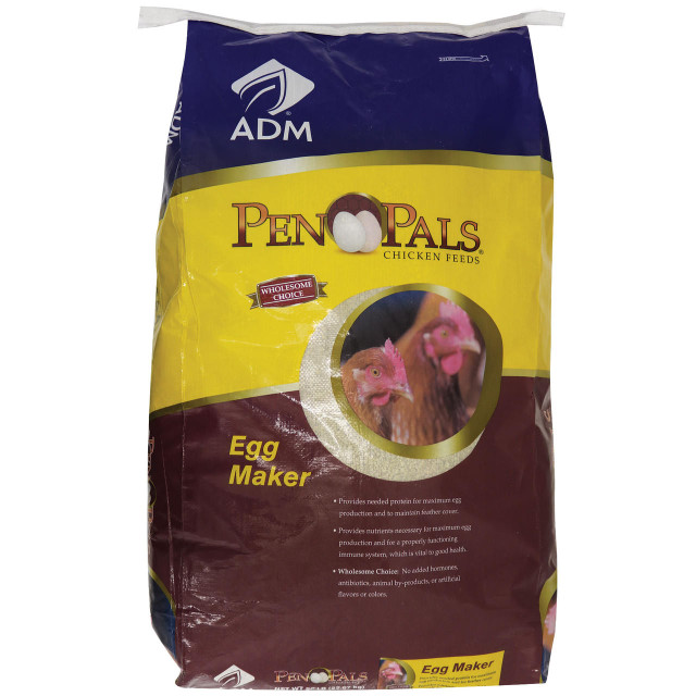 PEN PALS® ADM EGG MAKER - CRUMBLE - 50 LB BAG - Laying hens farm Ltd